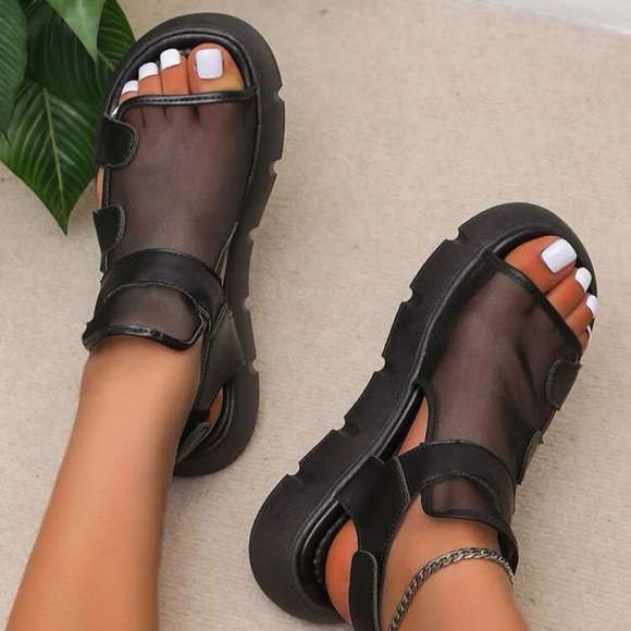 Shoes | Sledge Back Cut Out Sandals | Poshmark